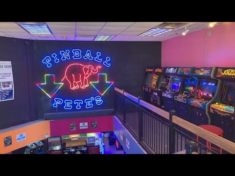 Pinball Pete's Ann Arbor Location - Walk through June 2024 - YouTube