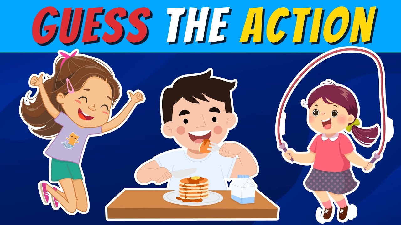 Guess the Action Word! 🔥 Think Fast Challenge – Can You Guess in 6 ...