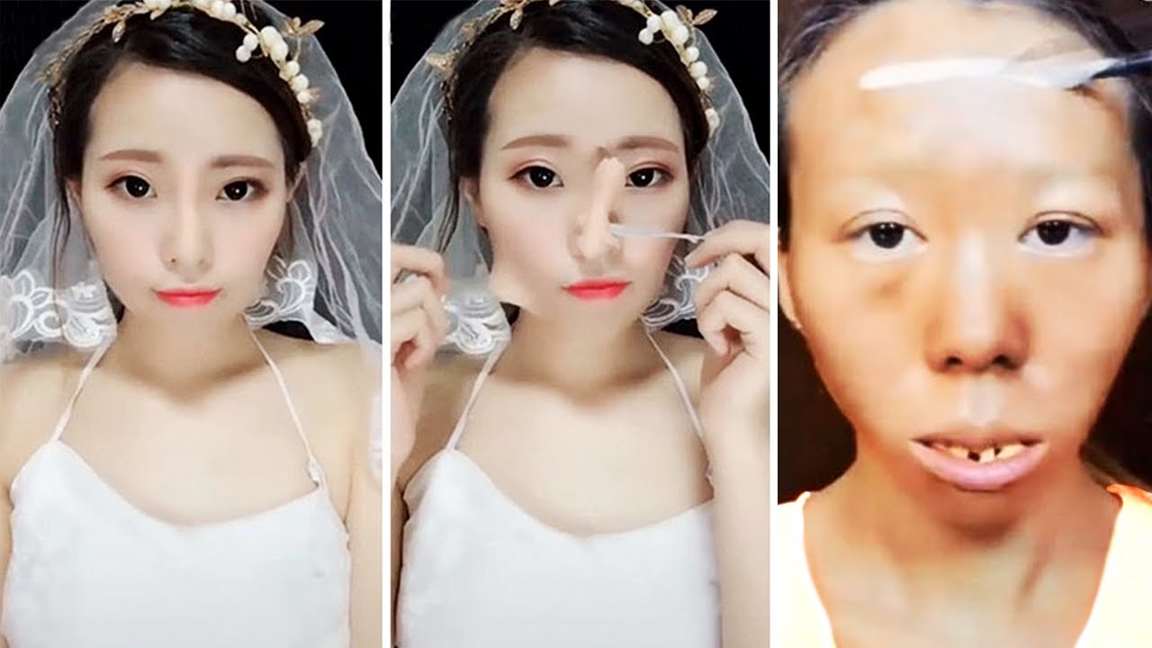 23 Shocking Makeup Transformations On Wedding Day - YouTube