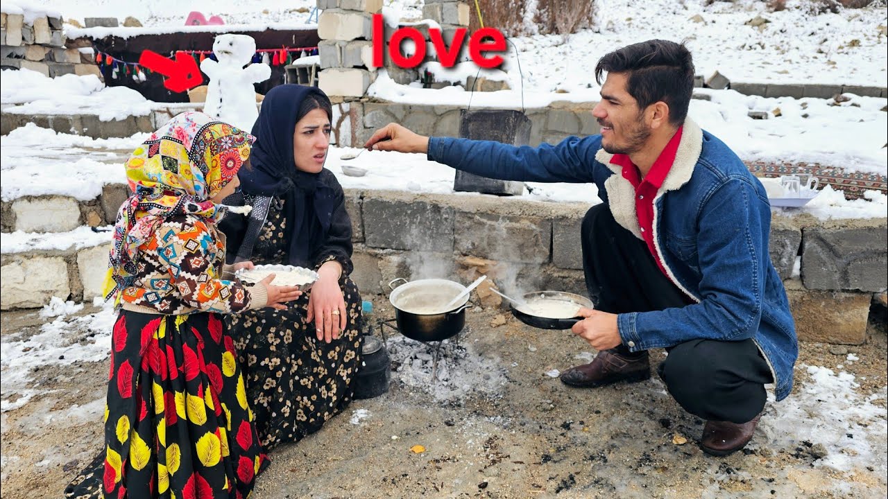 Shelter of Love: Zulfa and Ramin Surrounded by Snow and Cold - YouTube