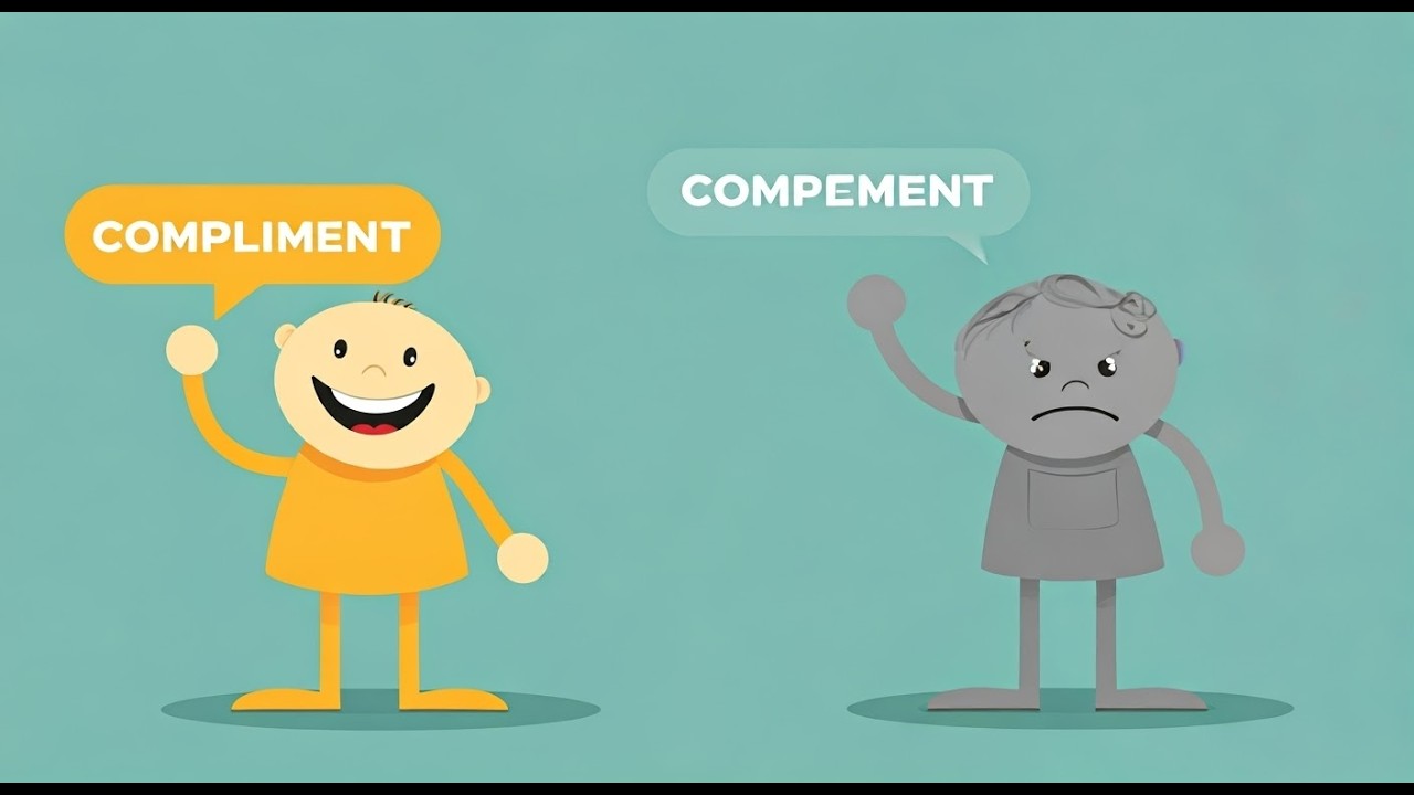 "Compliment" vs. "Complement": The Grammar Trick You Need to Know - YouTube