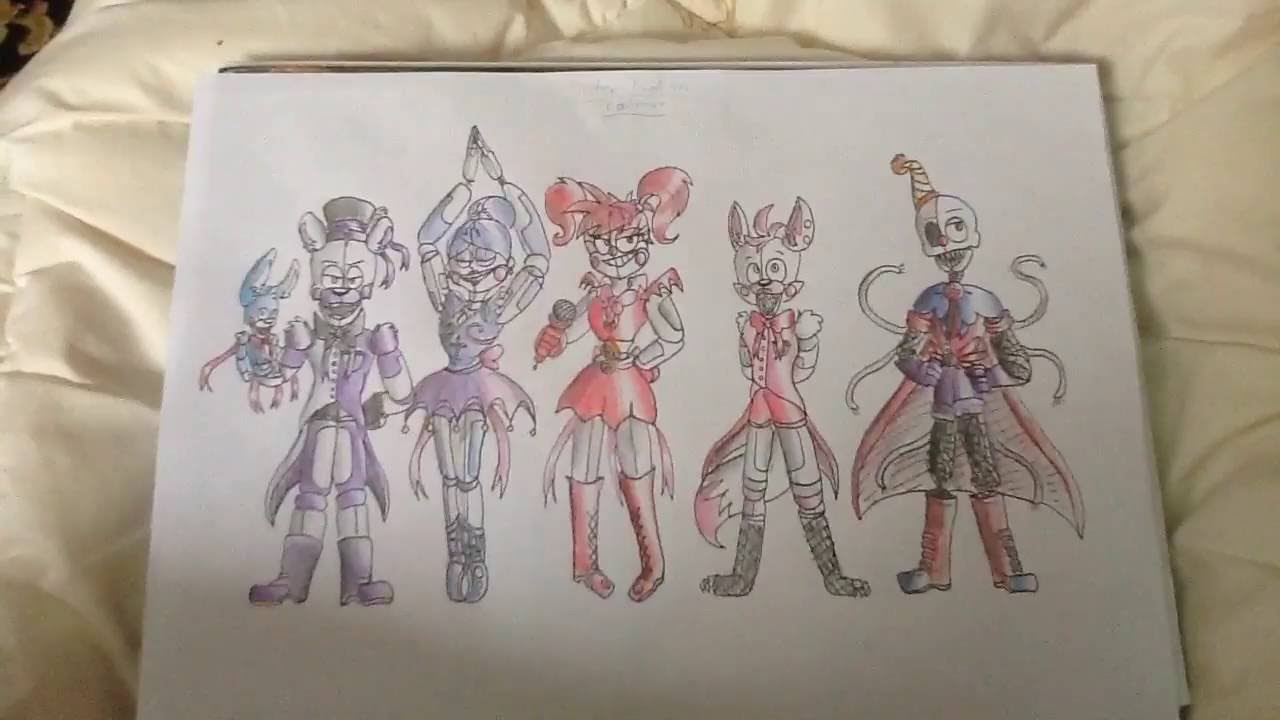 Sister location costumes - YouTube