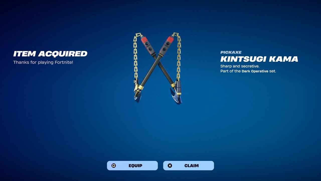 How To Get Kintsugi Kama Pickaxe NOW FREE In Fortnite! (Free Kintsugi ...