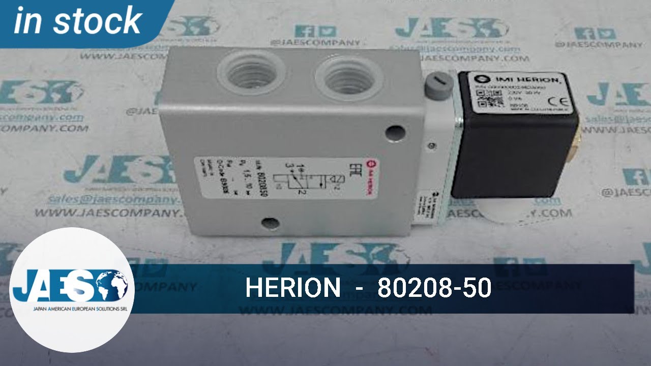 HERION 80208-50 (IN STOCK) Solenoid valve P411EI-KFMON - Elettrovalvola ...