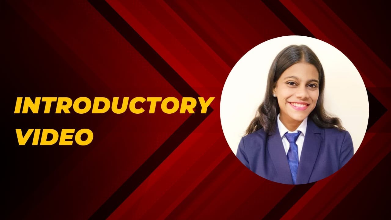 Self Introductory YouTube self-introductory-youtube