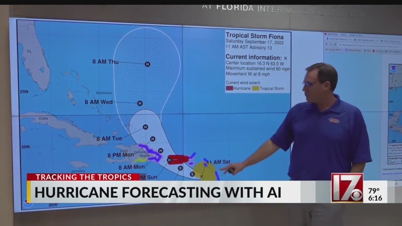 How meteorologists use AI to forecast hurricanes - YouTube