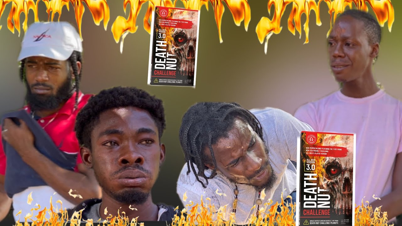 Four men did the death nut challenge🔥🔥 hilarious 🤣 - YouTube