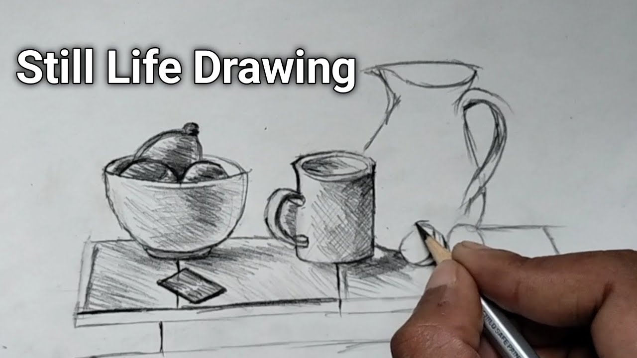 How to Draw ll Still Life Drawing Easy #part1 - YouTube