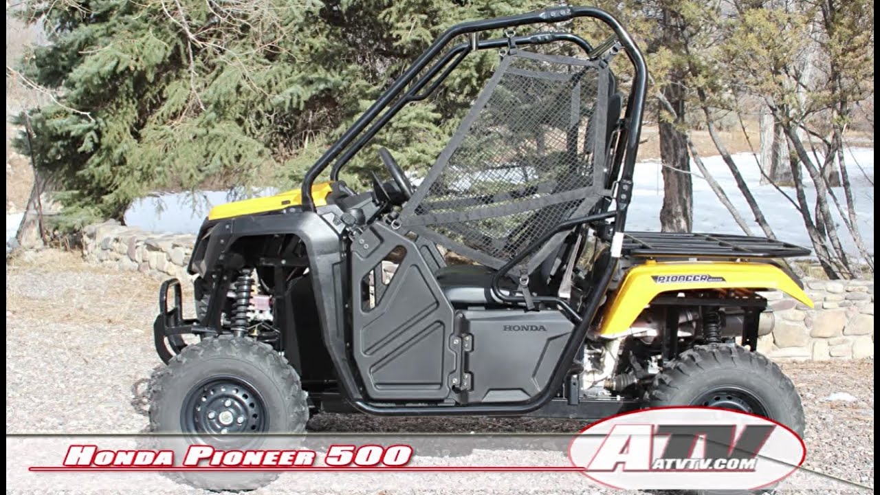 ATV Television Test - 2015-2016 Honda Pioneer 500 - YouTube