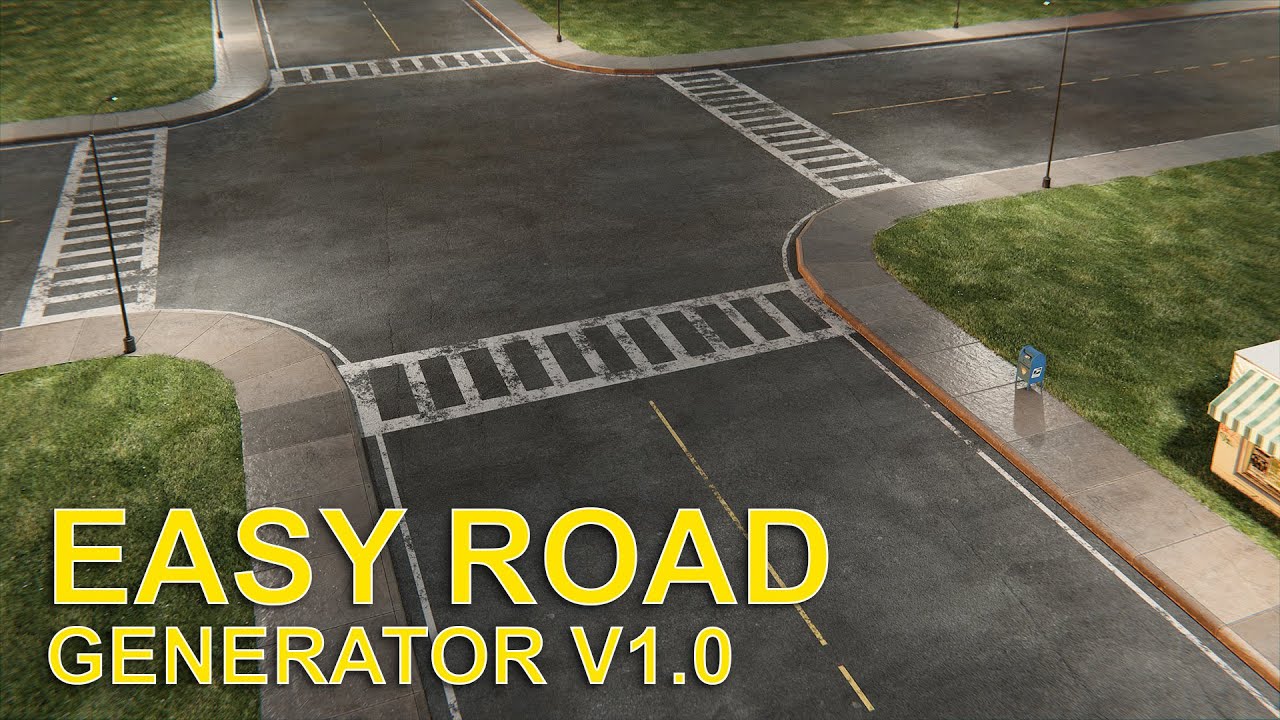 Easy Road generator v 1.0 - Blender - YouTube