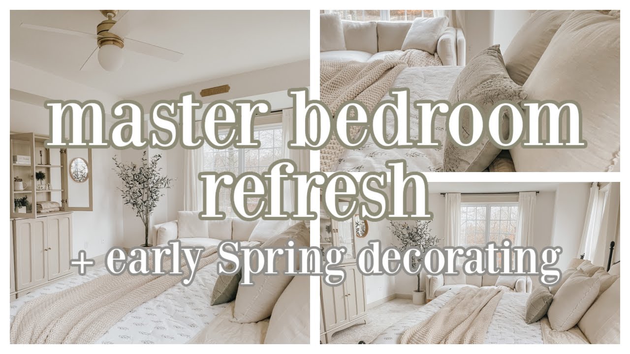 SPRING HOME DECOR IDEAS AND INSPIRATION | DECORATE WITH ME | MASTER ...