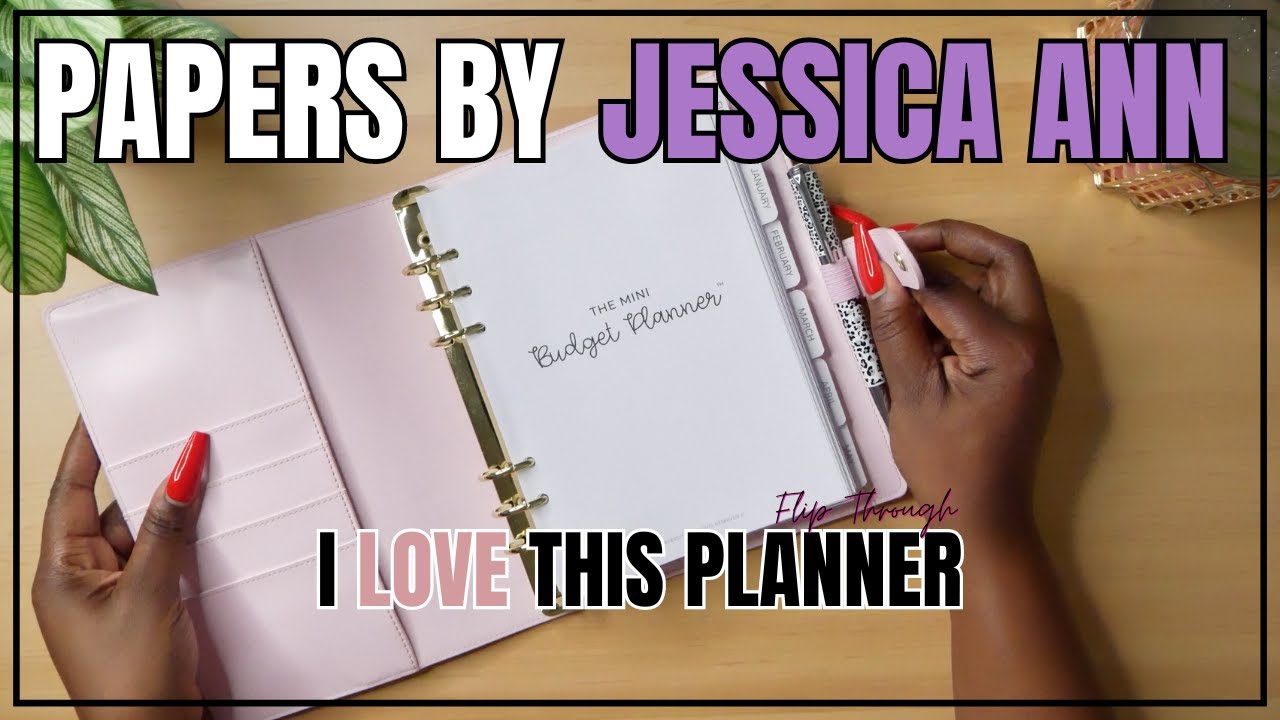 PAPERS BY JESSICA ANN MINI BUDGET PLANNER UNBOXING | A5 CUSTOMIZABLE ...