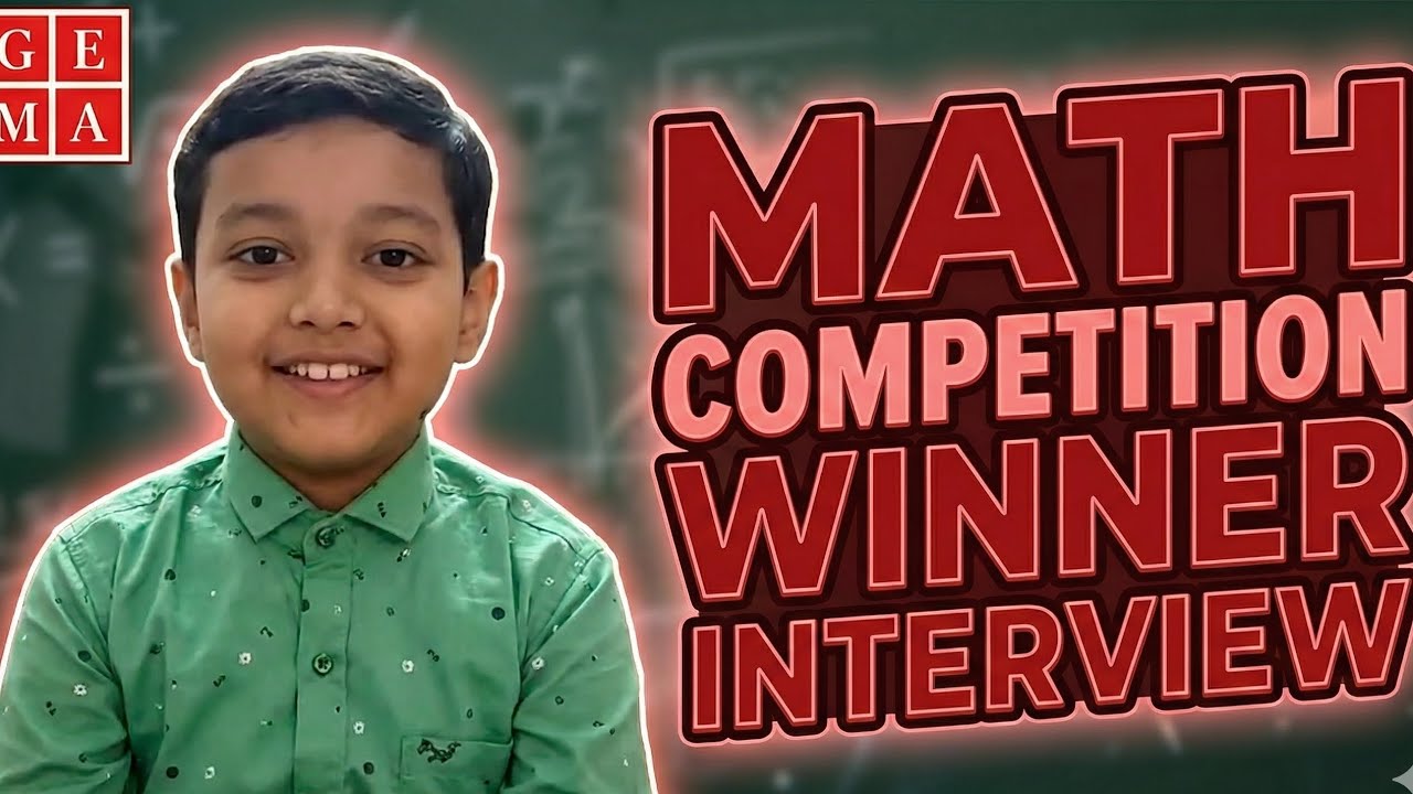 Math Championship Winner Interview- Abhinandan - YouTube