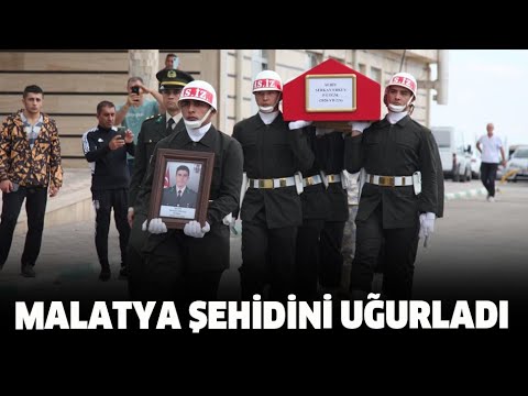 Malatya şehidini uğurladı
