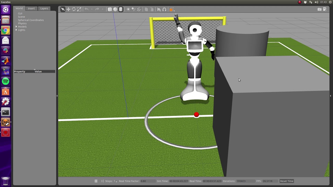 Robot Pepper in Gazebo with MoveIt! interface - YouTube