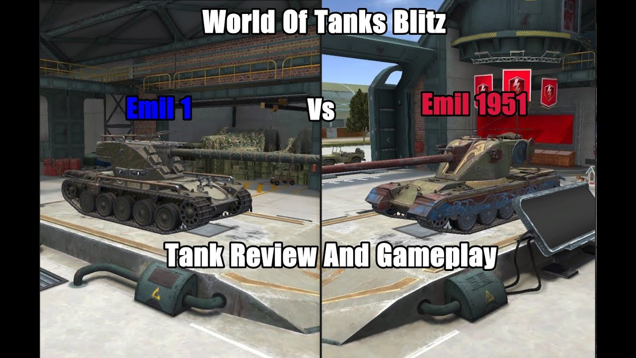WOT Blitz. Emil 1 vs Emil 1951. Quick Review. - YouTube