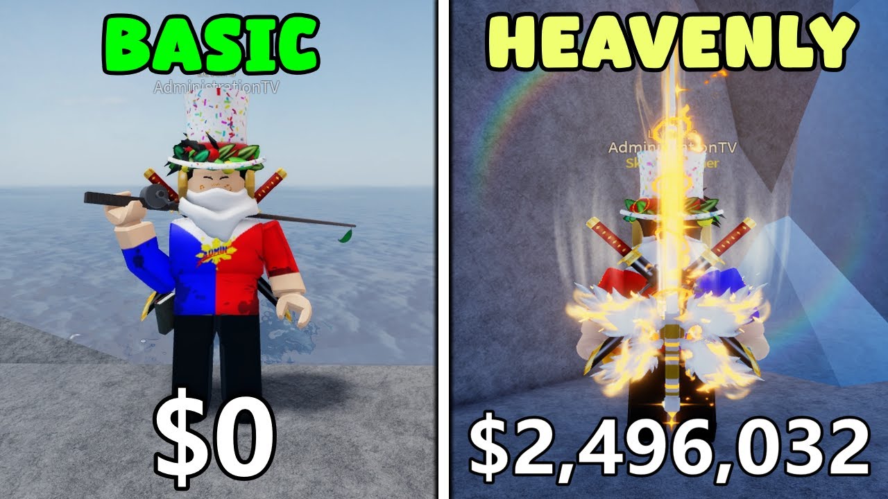 Went From BASIC To HEAVENLY ROD In Fisch Roblox! - YouTube
