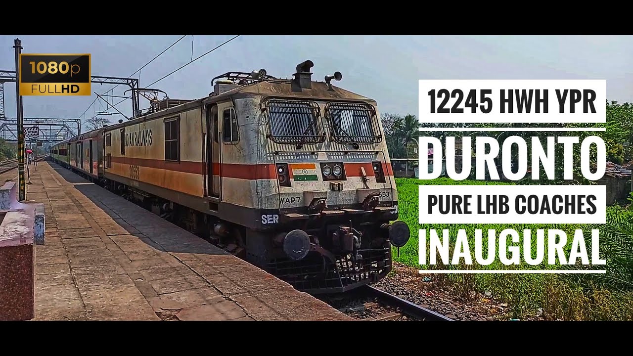INAUGURAL RUN OF PURE LHB CONVERTED HWH YPR DURONTO | HOG CONNECTED ...