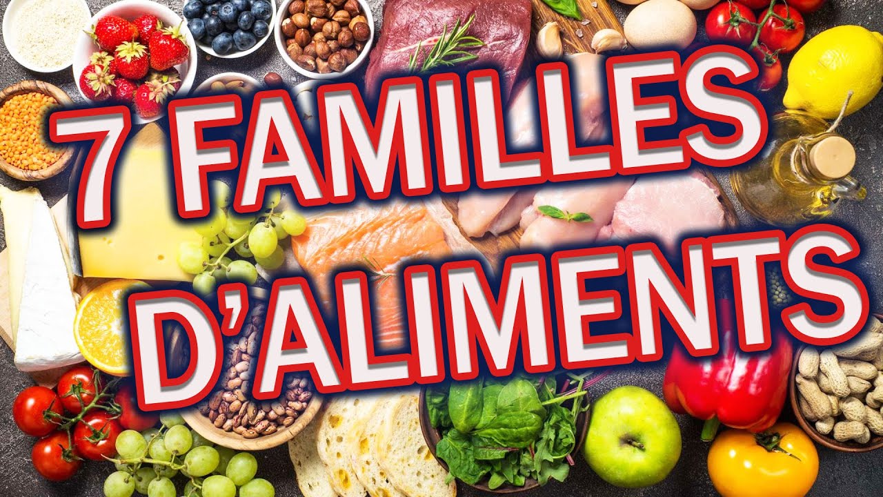7 familles d'aliments - YouTube