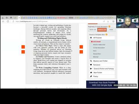 HOW TO PUBLISH YOUR BOOK ON DRAFT2DIGITAL - YouTube