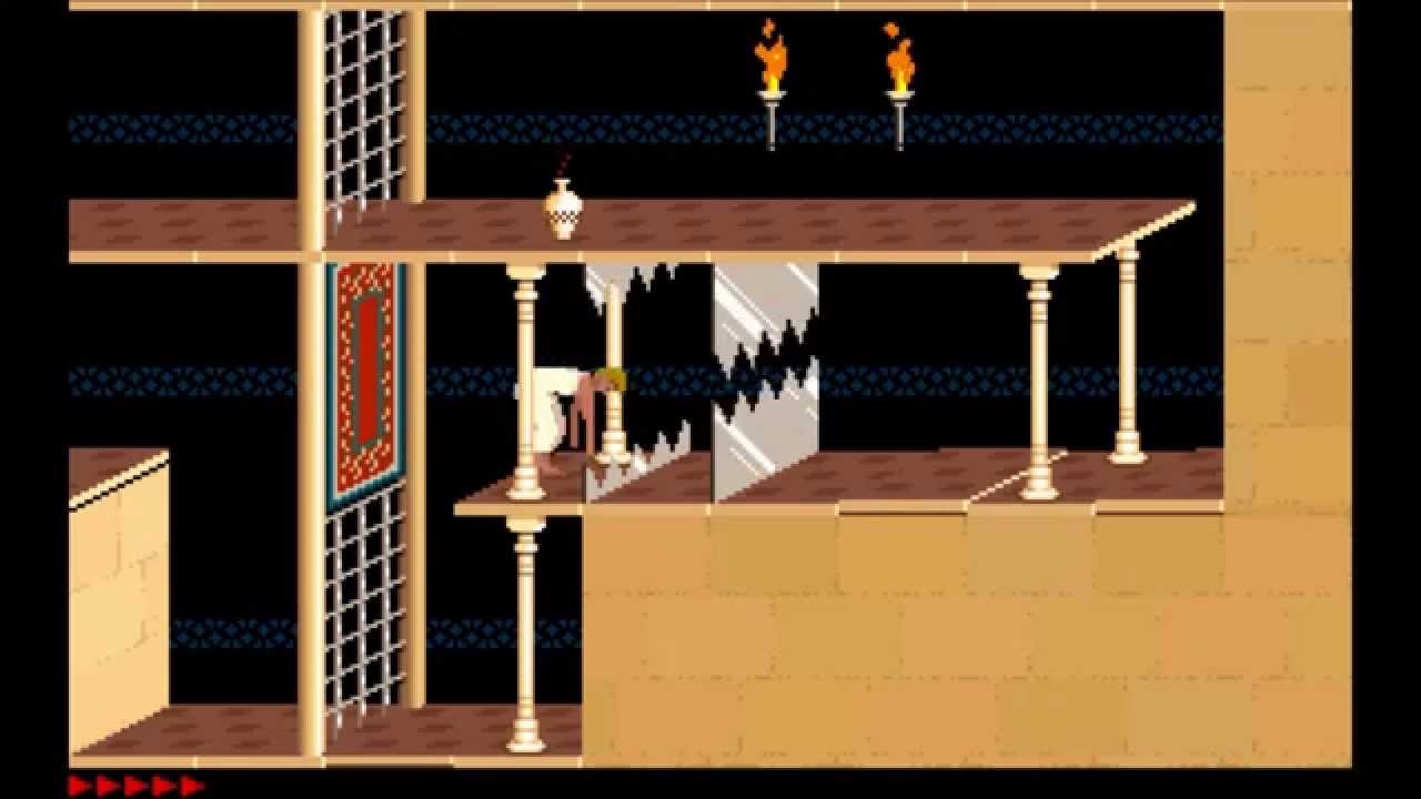 Prince Of Persia Gameplay - MS-DOS / PC (1990) - Level 5 - YouTube