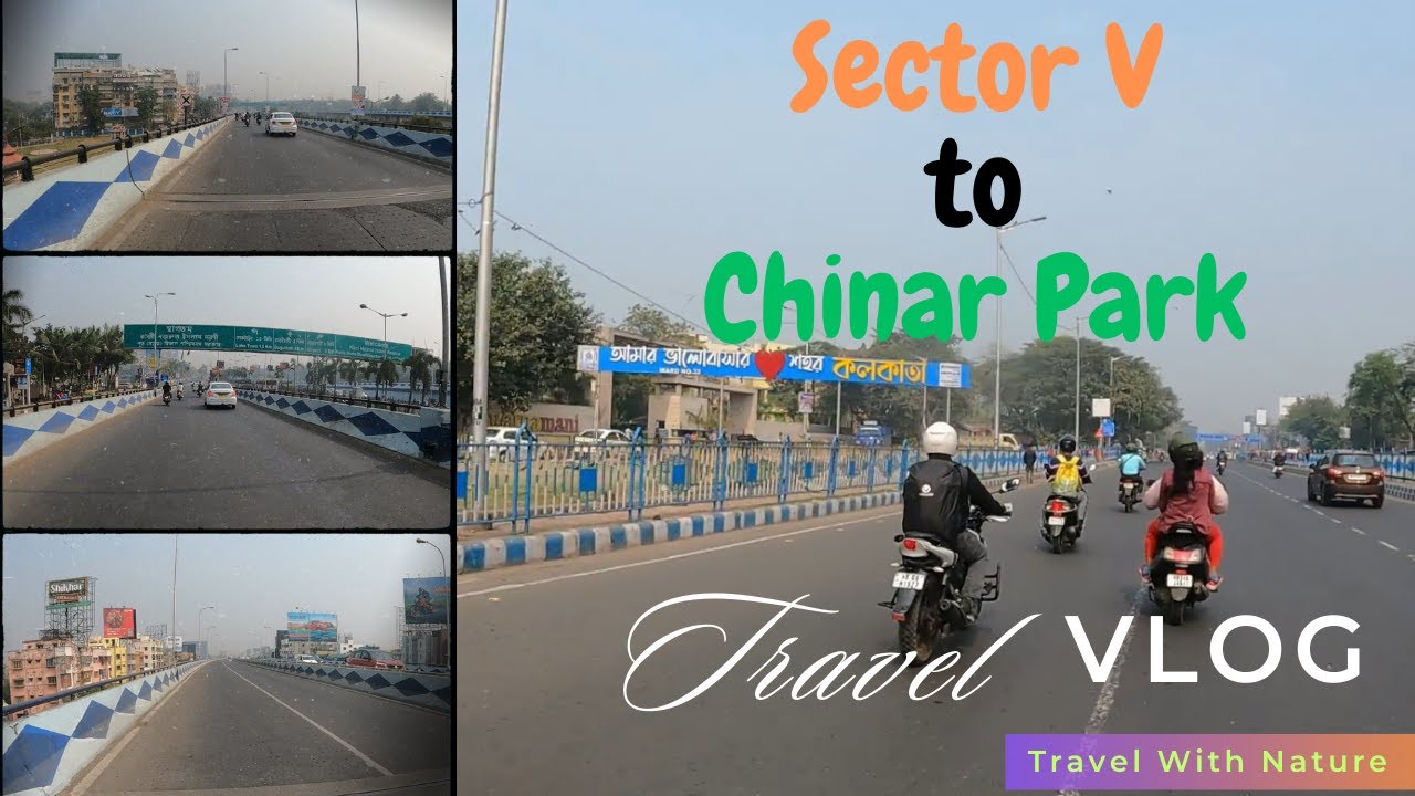 Salt Lake to Chinar park | Ultadanga Flyover | Kestopur - Baguiati ...