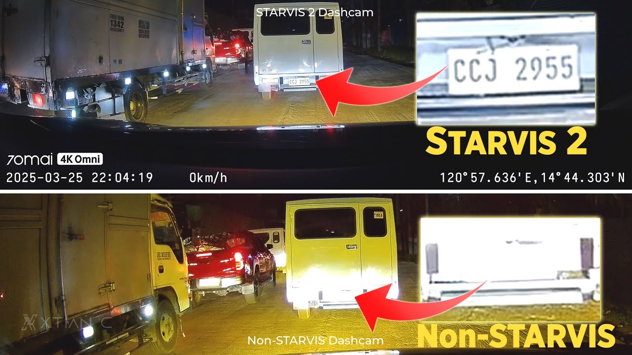 What is STARVIS 2? STARVIS vs NON STARVIS video sample feat. 70mai 4K ...