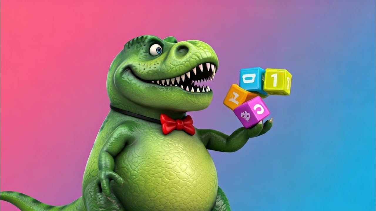 Counting Dinosaurs with a FUN RAP !Learn to Count with Roaring Dinosaur ...