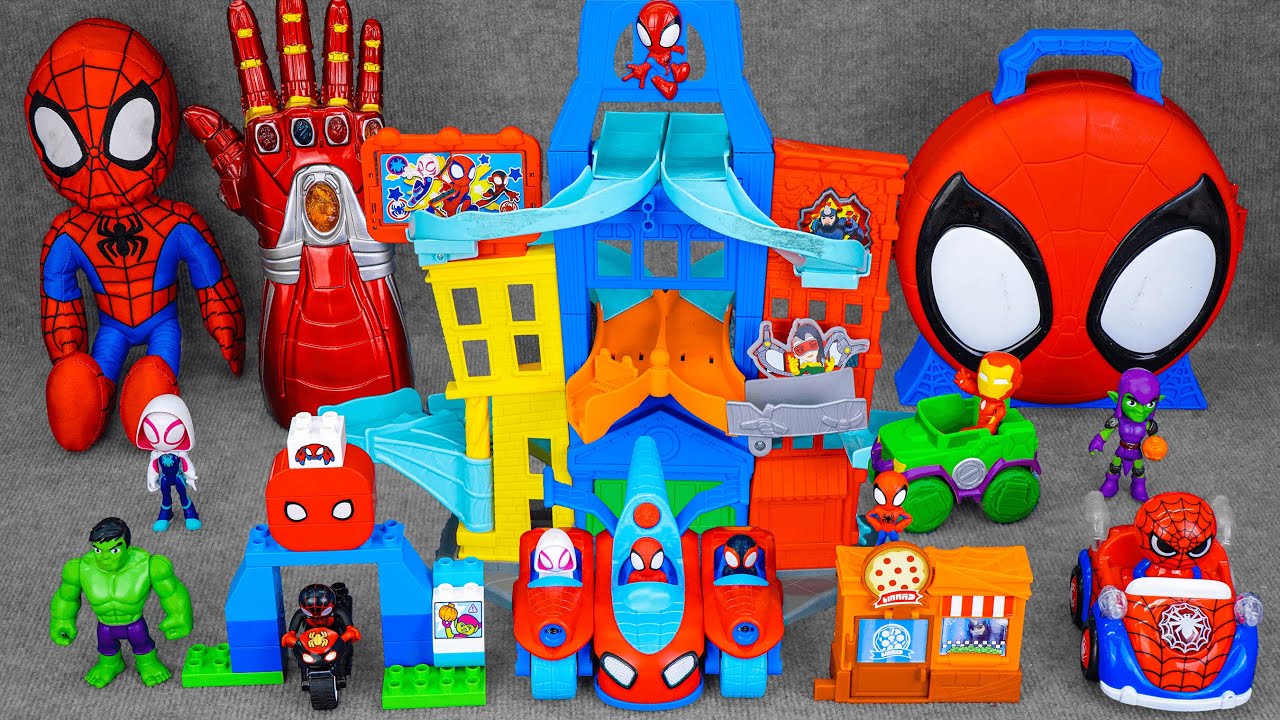 Marvel Spiderman Collection Unboxing Review|LEGO Marvel Launch Carry ...