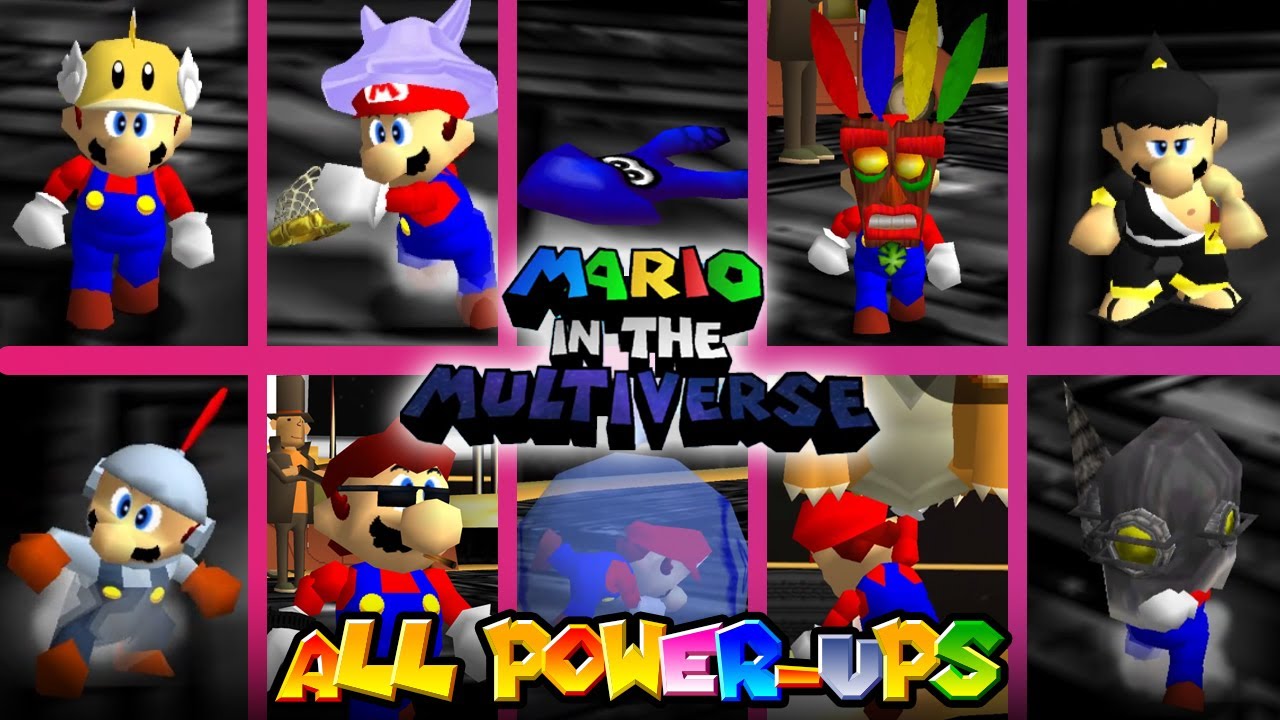 All Power Ups - Mario in the Multiverse - YouTube