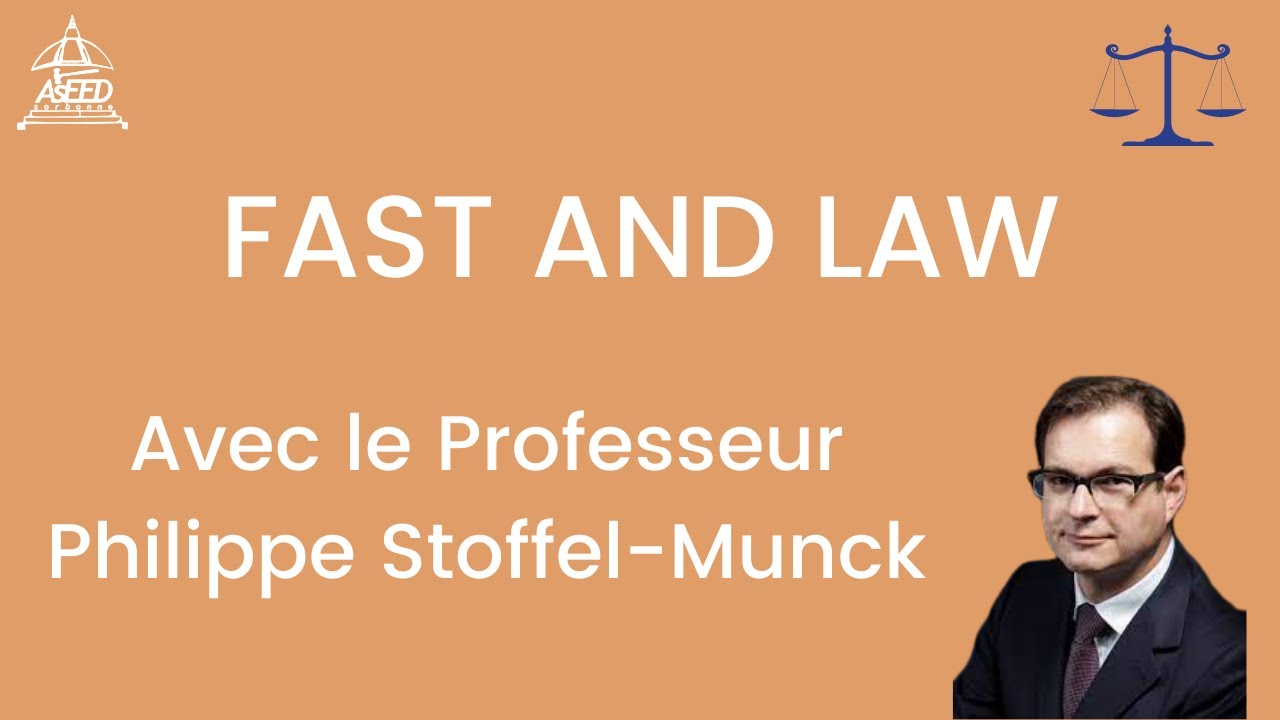 Fast & Law - Philippe Stoffel-Munck - YouTube
