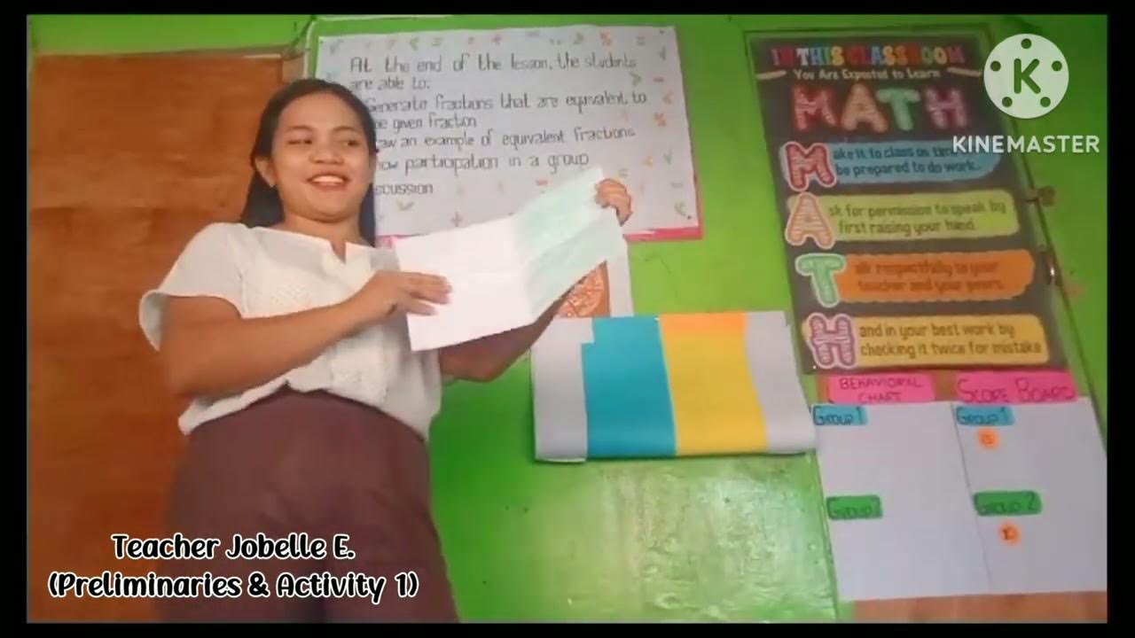 DEMO TEACHING IN MATH-101TOPIC: EQUIVALENT FRACTIONS G3BEED-2C | GROUP ...