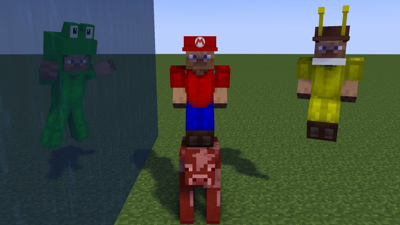 1.18, Hats and Stomps | Mario Minecraft Datapack - YouTube