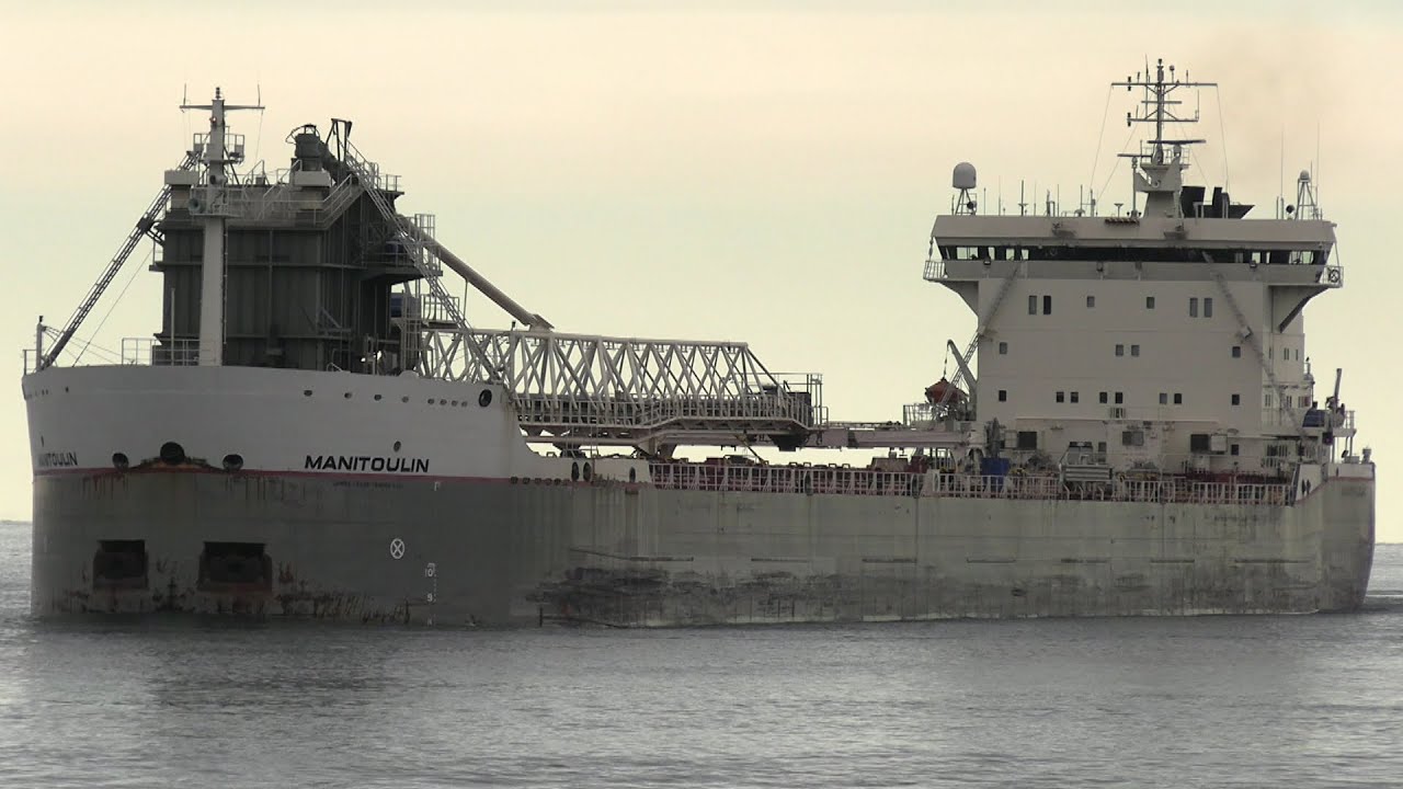Manitoulin 202m Ship Southbound From Lake Huron - YouTube