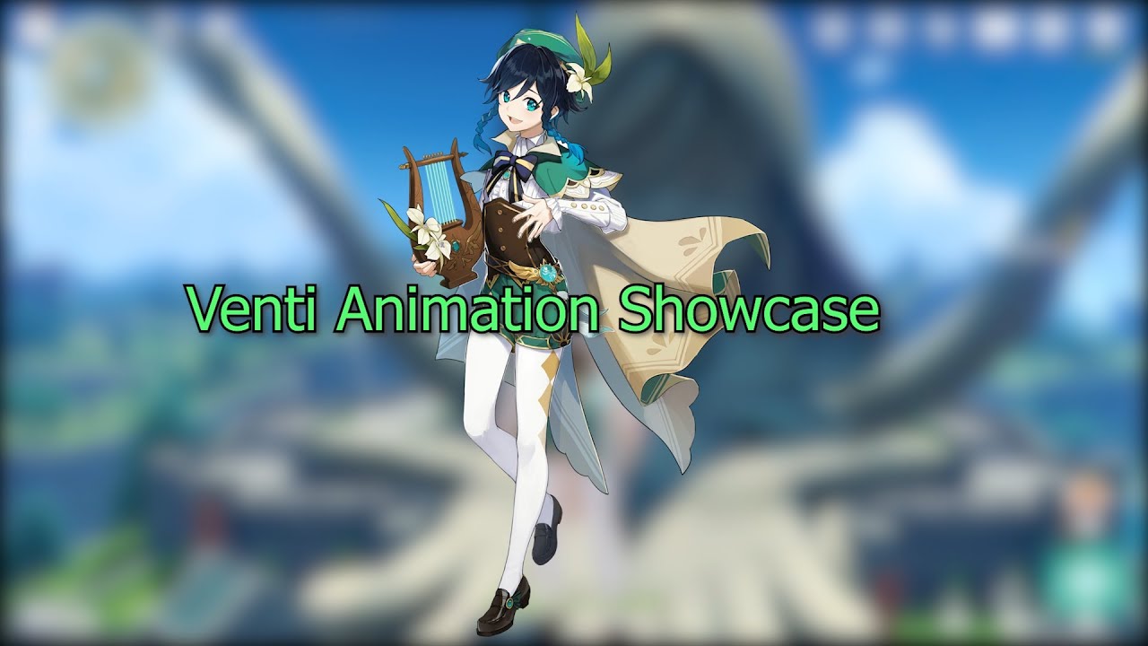 Venti Animation Showcase - Genshin Impact - YouTube