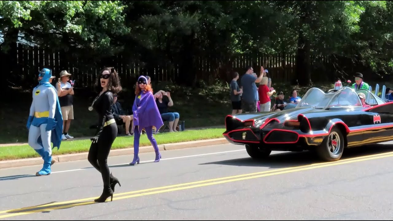 BATMOBILE APPEARANCE!! Hillsborough Memorial Day Parade 2024 ft music ...