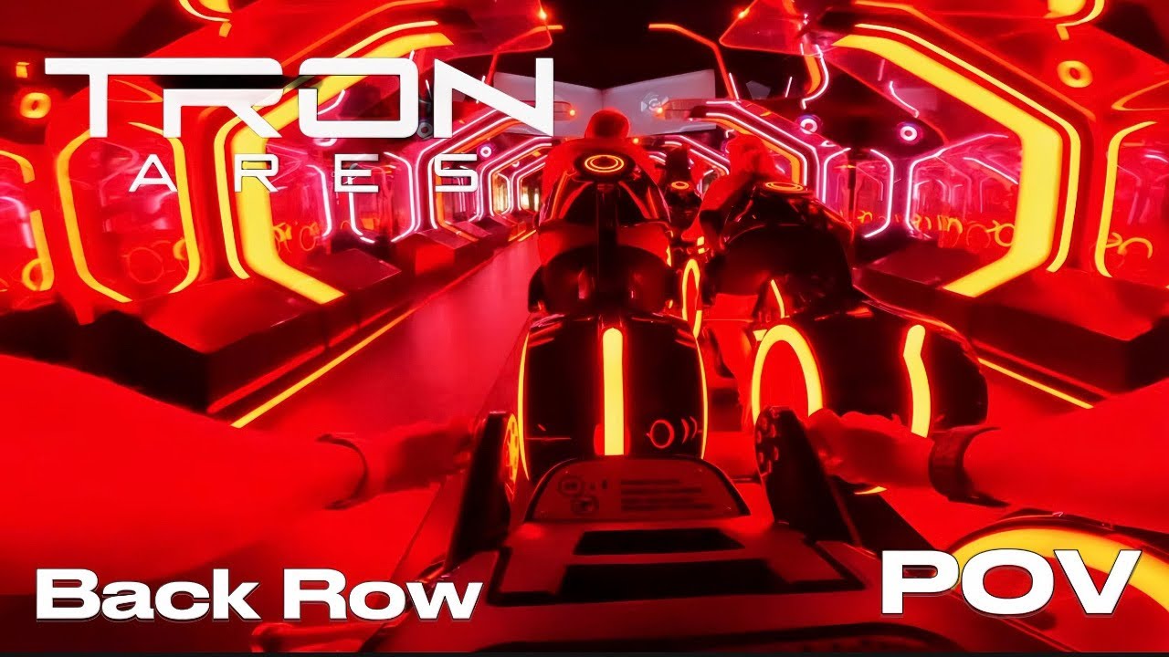 TRON Lightcycle / Run – Ares Overlay | Back Row POV (Magic Kingdom ...