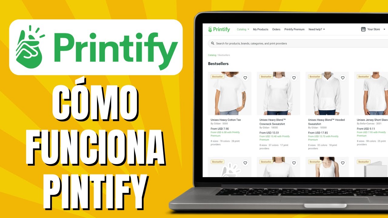 Cómo FUNCIONA PRINTIFY (Paso A Paso) - YouTube