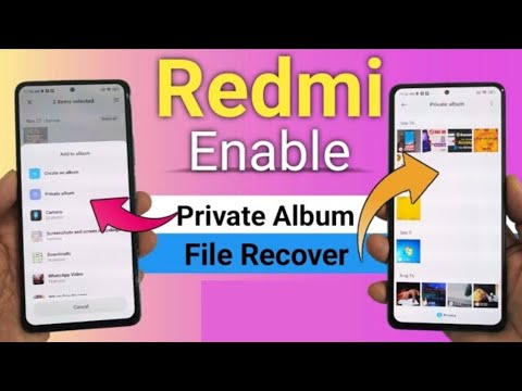 How to view private album photo video in Redmi 2023 | private album not ...
