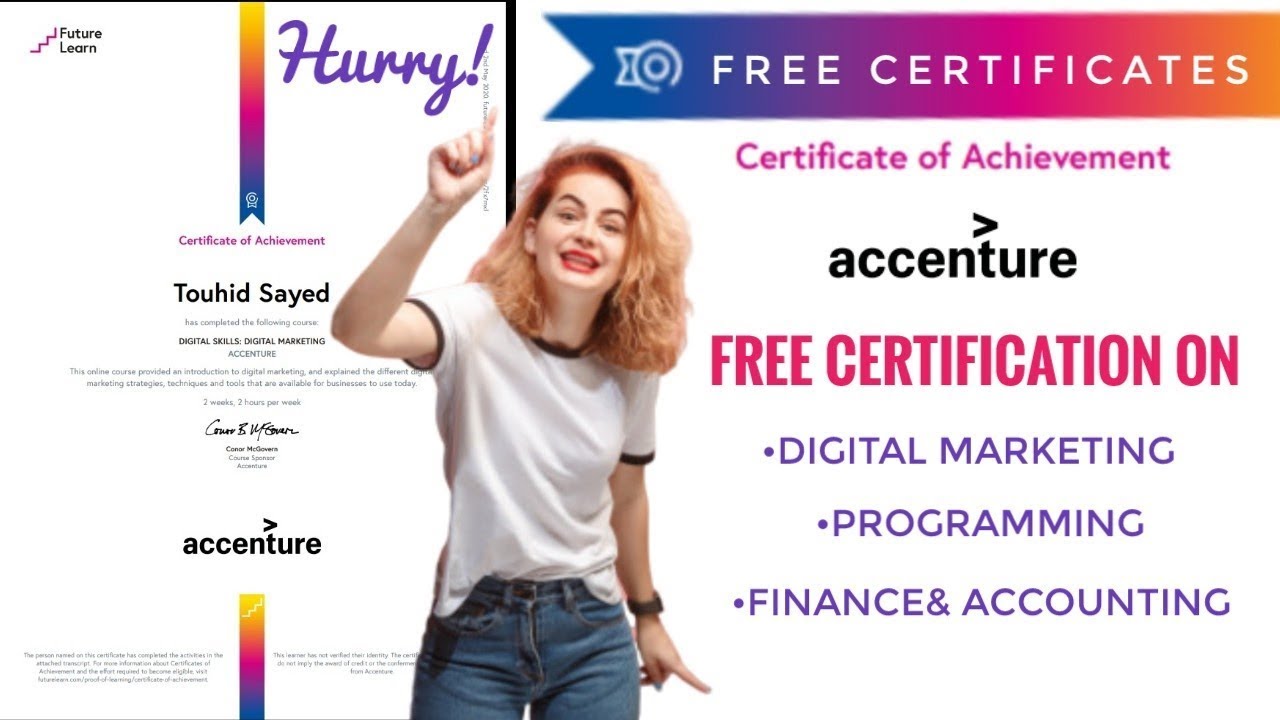 Future Learn offer Free Courses with Certificate From Accenture & Top ...