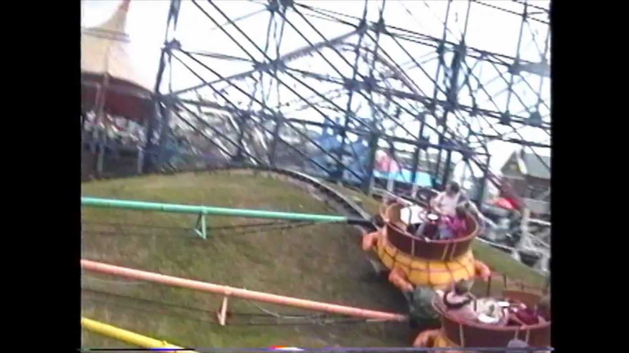 Tumble Bug Ride at Blackpool Pleasure Beach from 1996 UK On-Ride POV ...