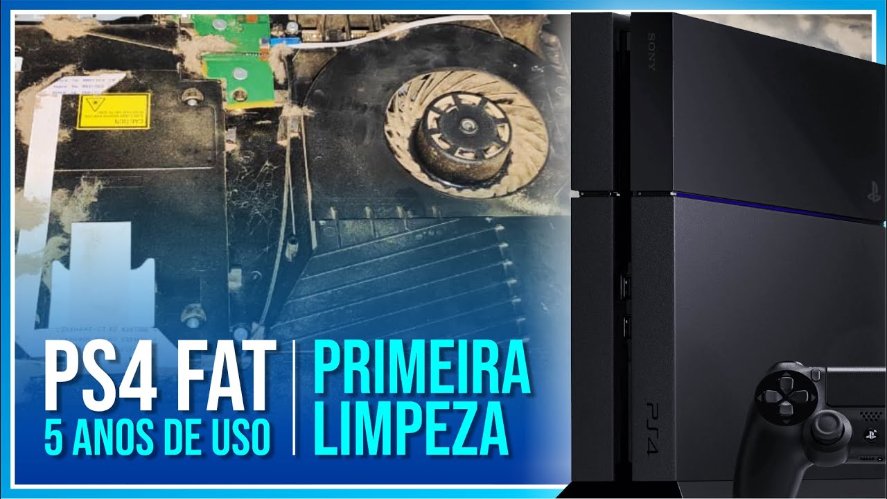 PS4 ESTÁ QUENTE DEMAIS? DESLIGANDO SOZINHO! - LIMPEZA E TROCA DA PASTA ...