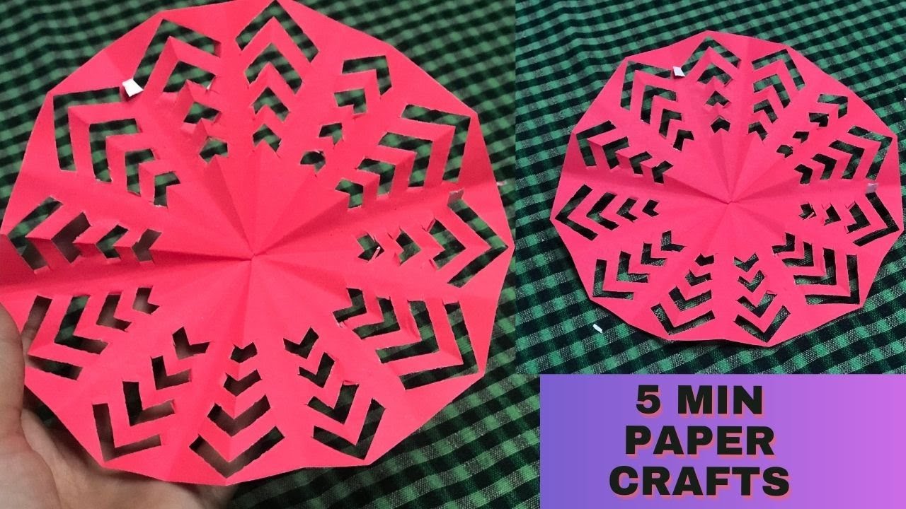 5 min AMAZING PAPER CRAFT Design || PAPER CRAFTS | GAGI SINGH - YouTube