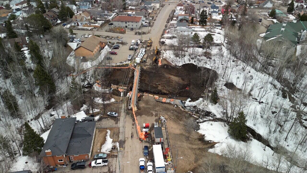 Construction ramping up on River Street - YouTube