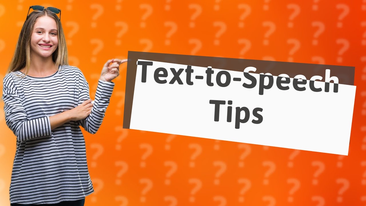 How do I make my computer read text aloud? - YouTube