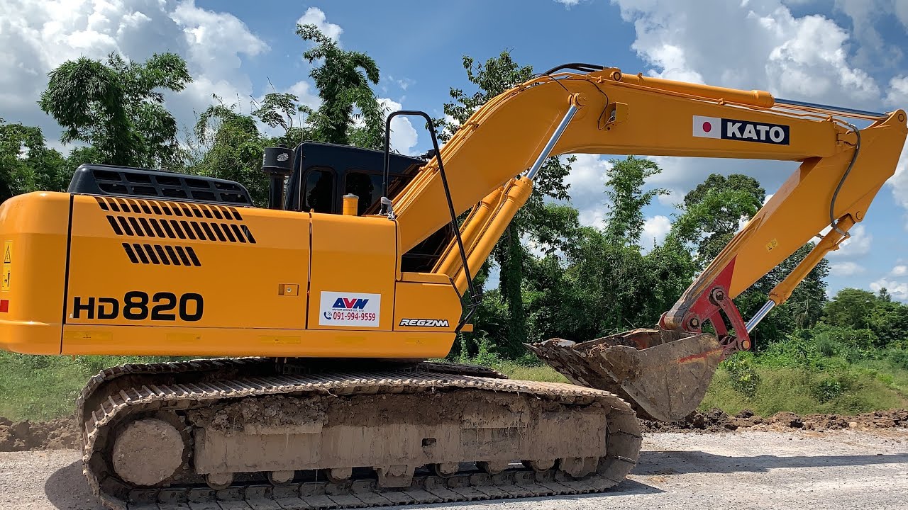 KATO HD820-R5 Excavator รถขุดกาโต้ สวย ทน ประหยัด ชมกันชัดๆ | ชินกฤช ...