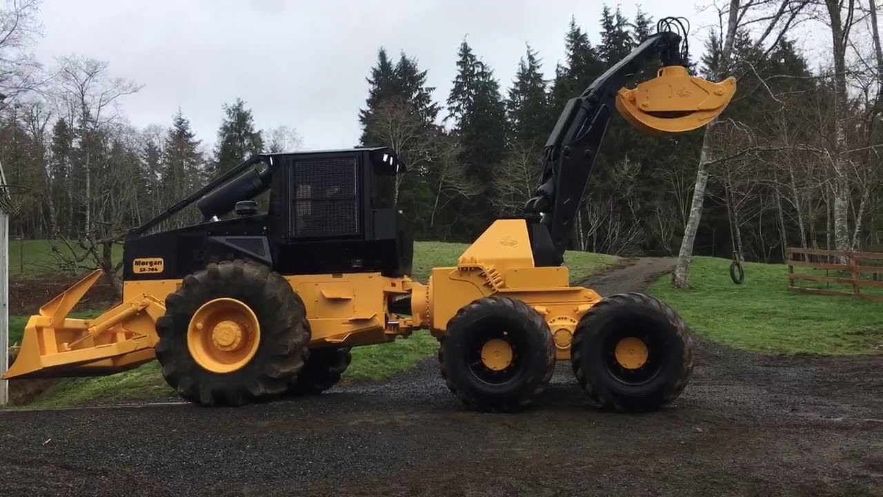 Morgan SX706SB Hydrostatic Skidder Curtis Tractor and Machine LLC - YouTube