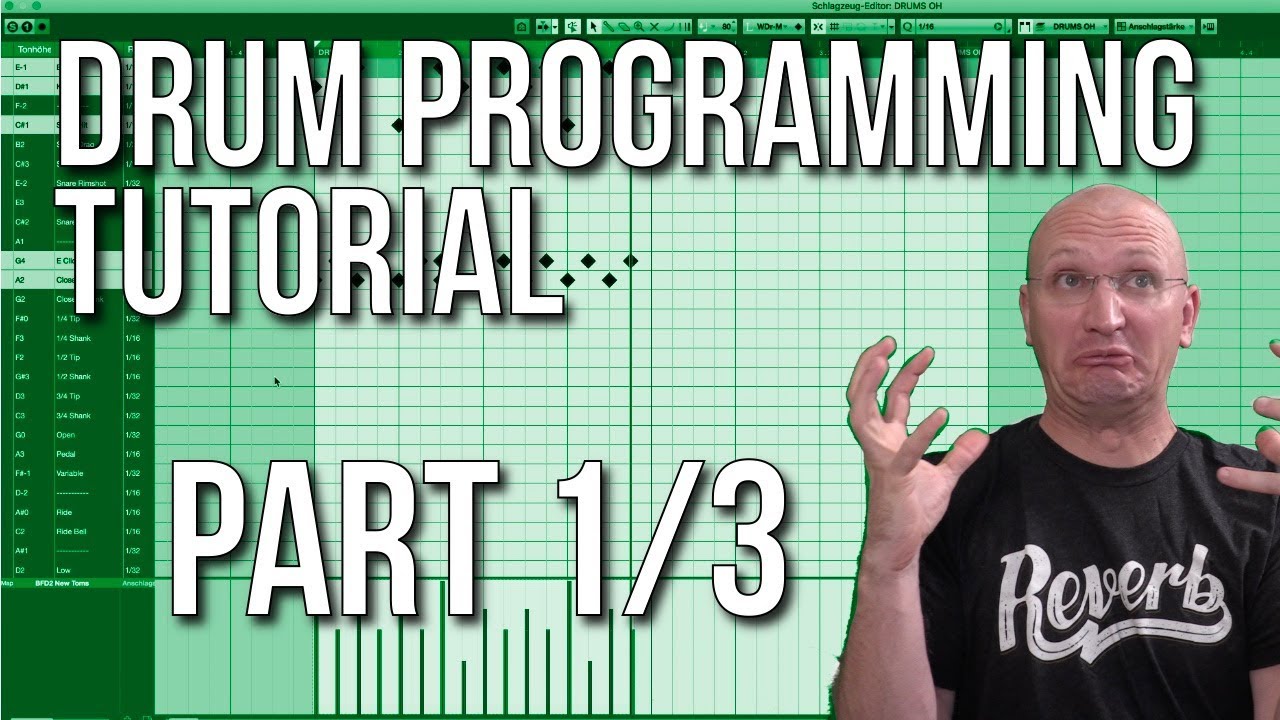 Drum Programming Tutorial (4K Version) - Part 1/3 - YouTube