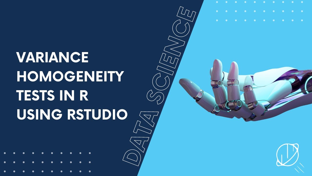 Variance Homogeneity Tests in R Using RStudio - YouTube