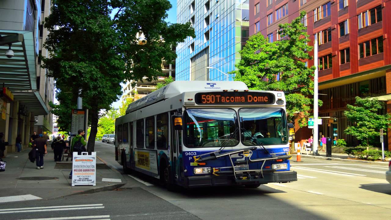 Sound Transit 2001 New Flyer C40LF CNG 9403 [ Audio Recording ] - YouTube